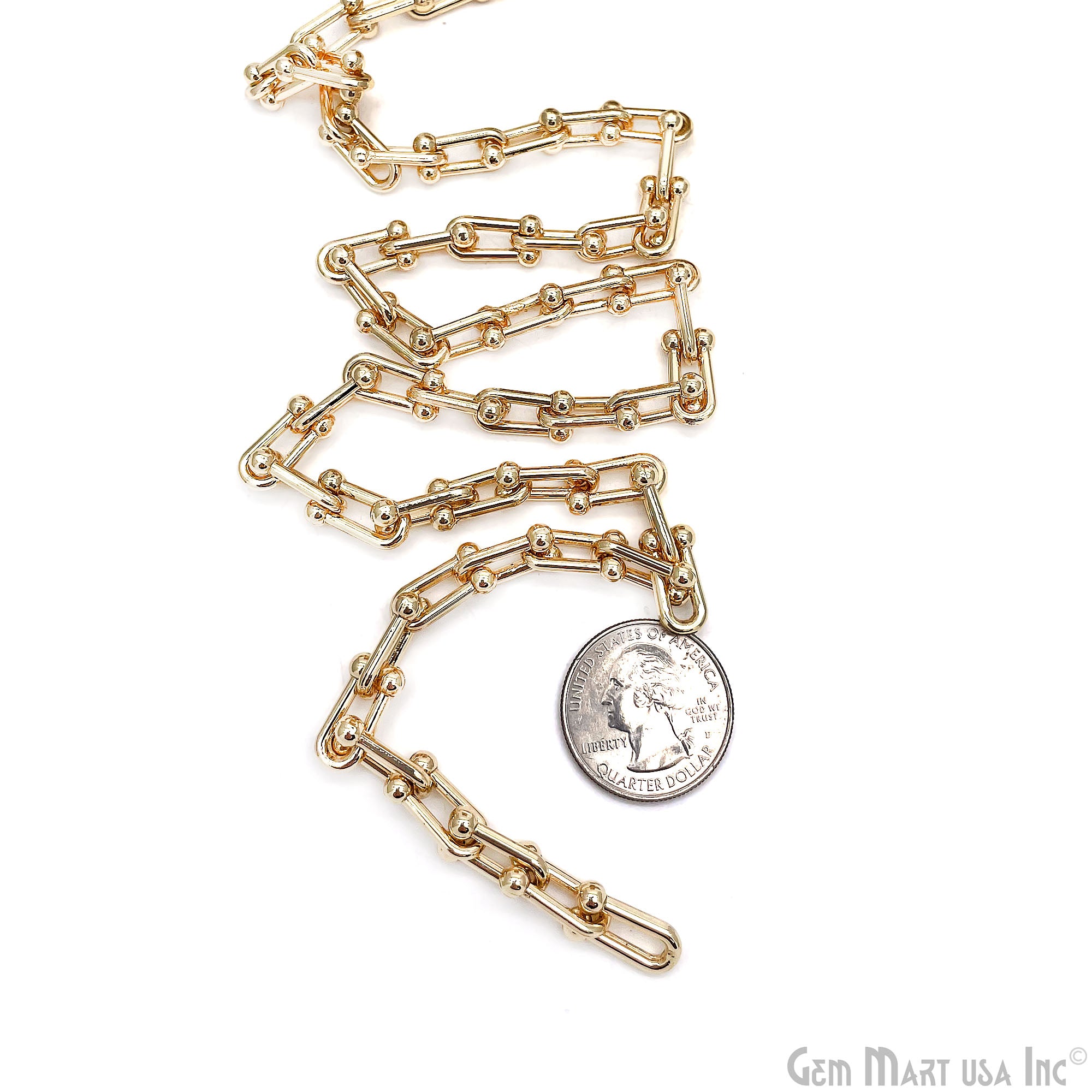 U Link Chain Finding Chain 16x9mm U Shaped Station Rosary Chain ...