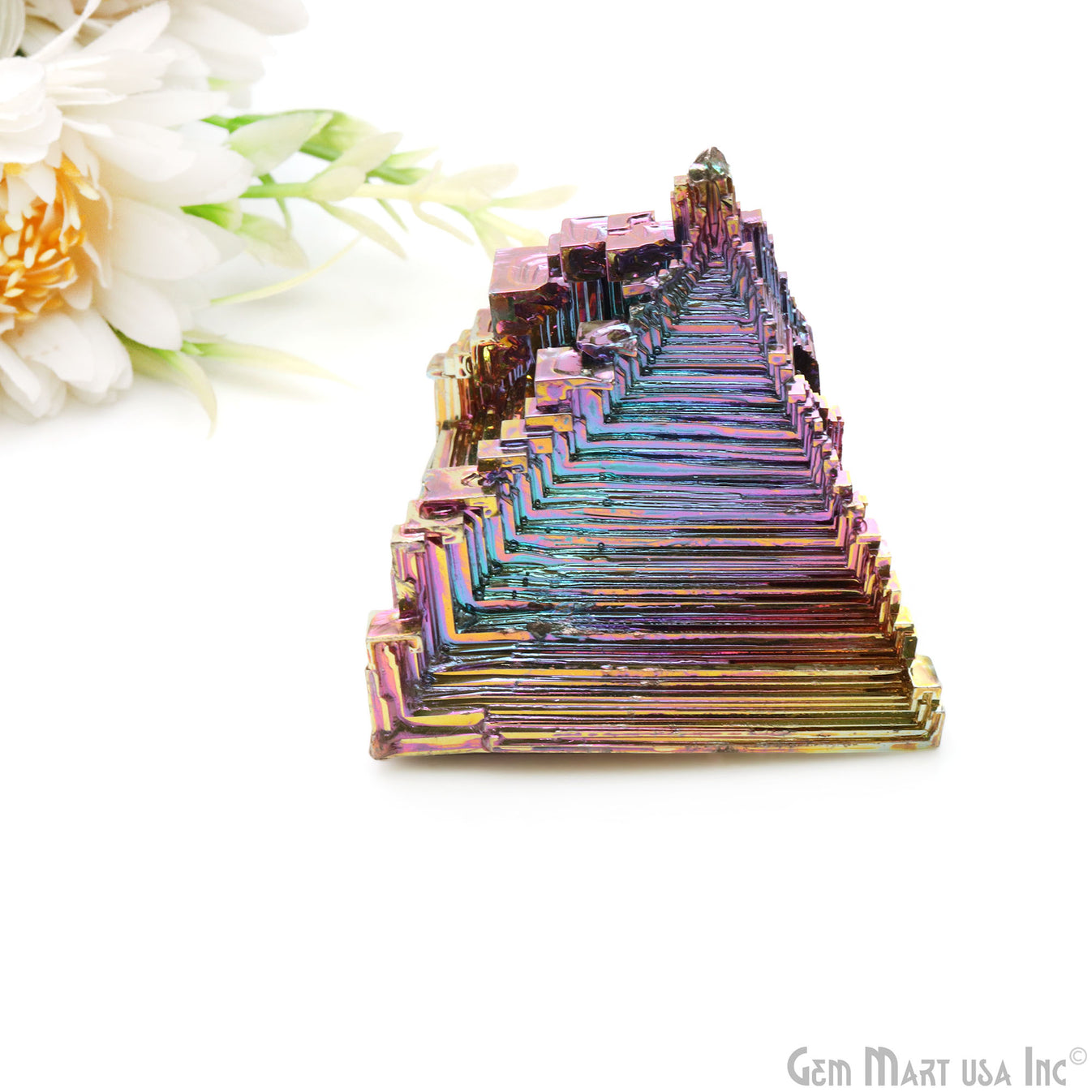 Bismuth Crystal Rainbow Bismuth XXL Crystal Cluster Display Specimen M ...