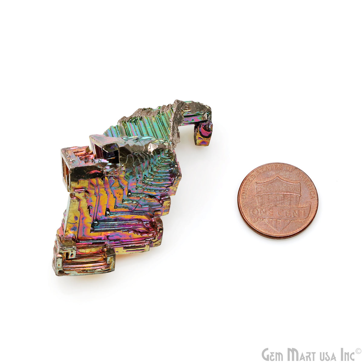 Bismuth Crystal Rainbow Bismuth XXL Crystal Cluster Display Specimen M