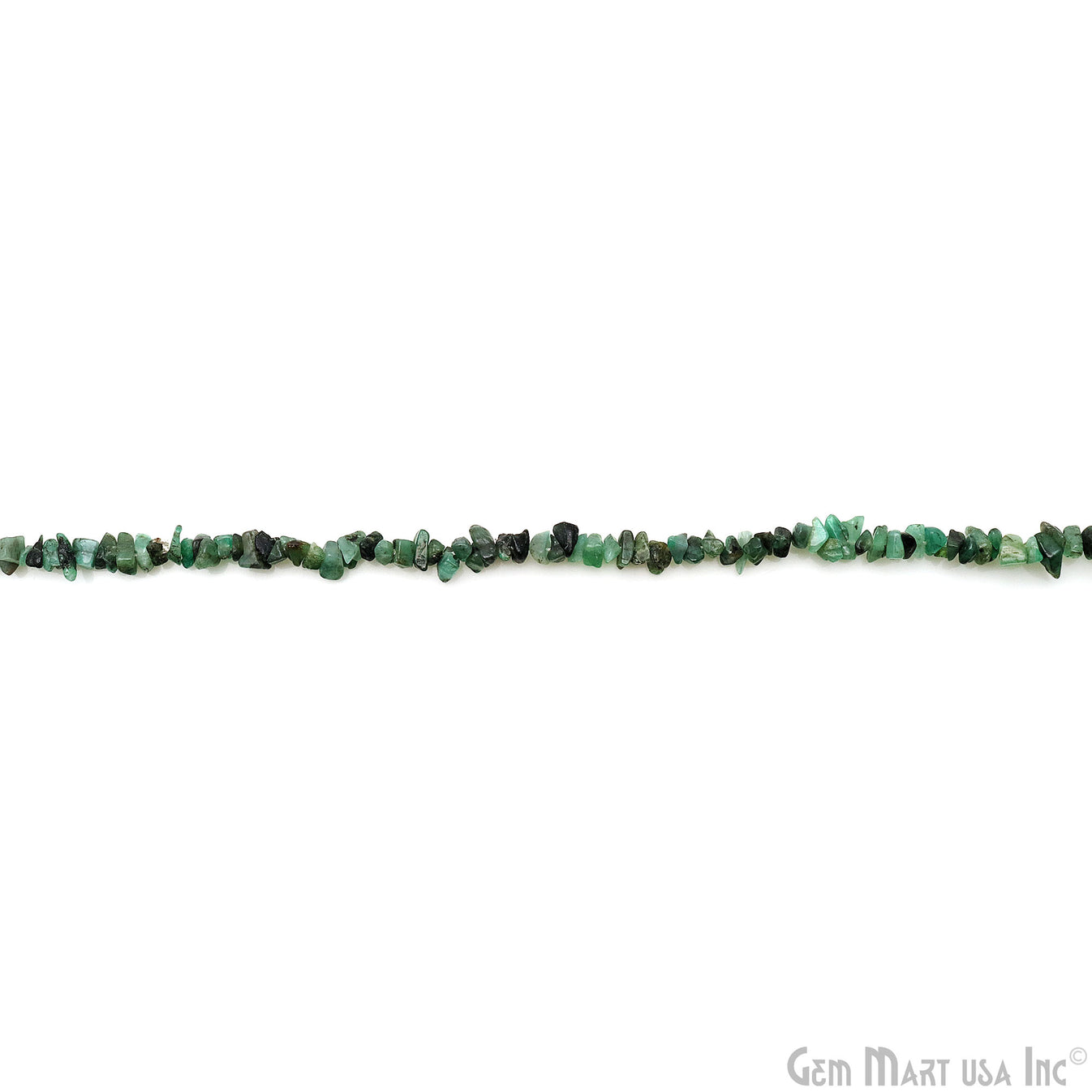Emerald Chip Beads, 34 Inch, Natural Chip Strands, Drilled Strung Nugg ...