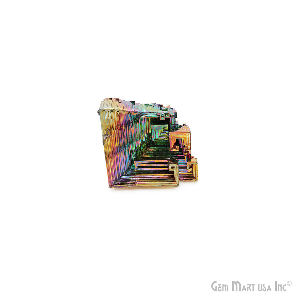 Bismuth Crystal Rainbow Bismuth XXL Crystal Cluster Display Specimen M ...