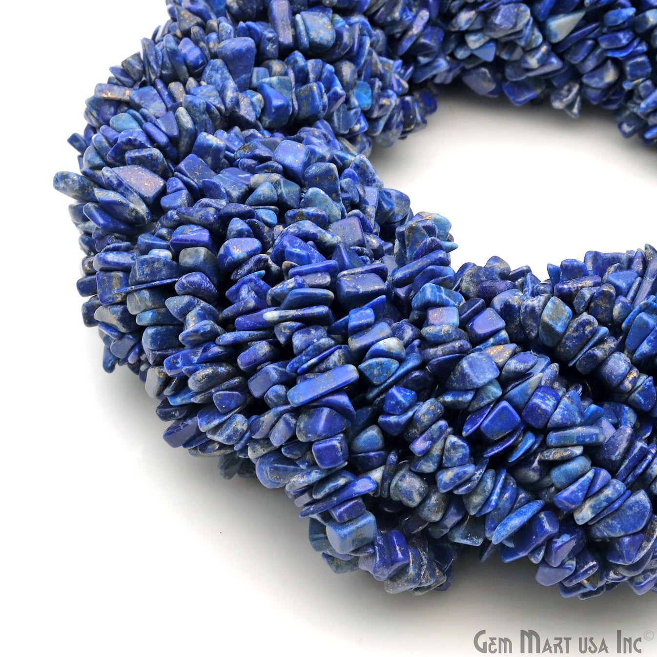 Sodalite Chip Beads, 34 Inch, Natural Chip Strands, Drilled Strung Nug ...
