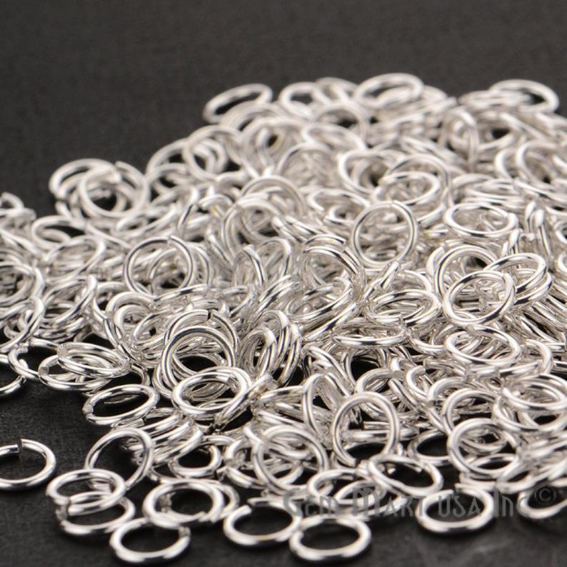 10 Pc Lot Of Open Jump Rings Connector Links Chain Links – GemMartUSA