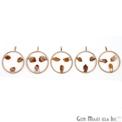 DIY Stalagmite Citrine Triple Point Gold Plated Necklace Pendant ...