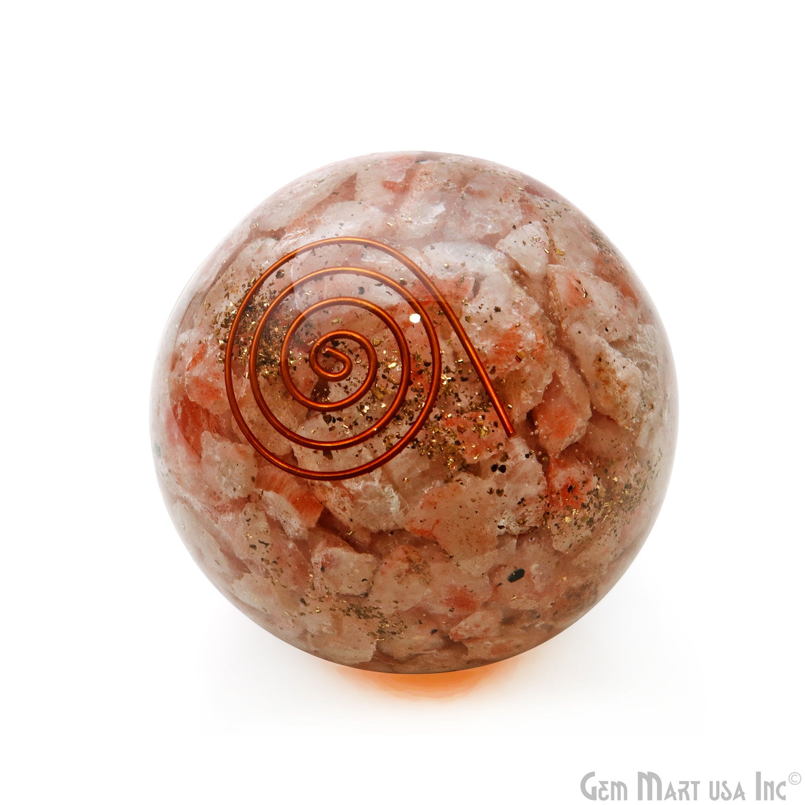 Orgone Chakra Ball, Metaphysical, Sphere Ball, Reiki Healing Crystal ...
